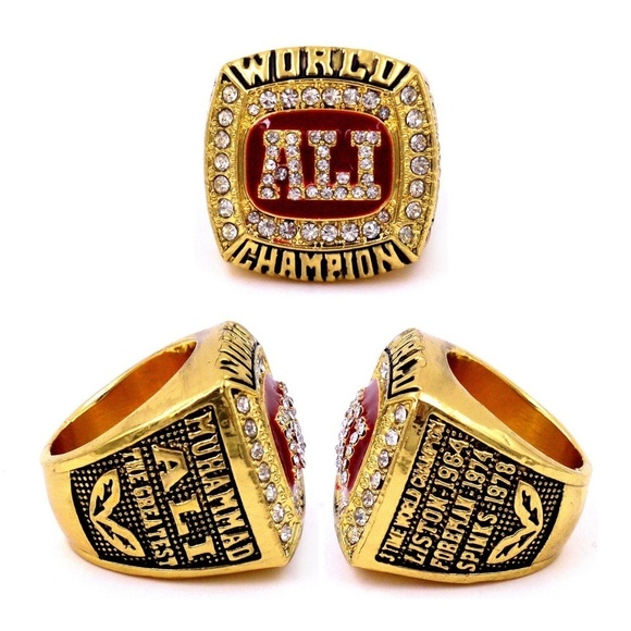 Accessories | Muhammad Ali Boxing Championship Ring 18k Gold | Poshmark
